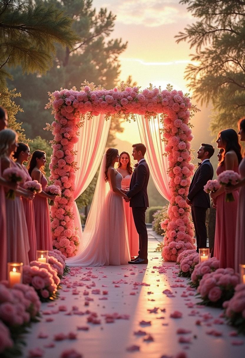Pink Wedding Theme: Dreamy Ideas💖 - TheCharmingBride.com