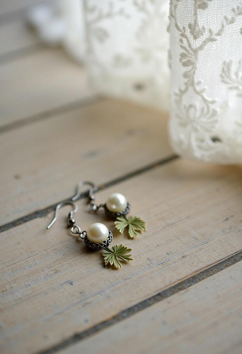 Rustic Wedding Earrings For Boho Brides - TheCharmingBride.com