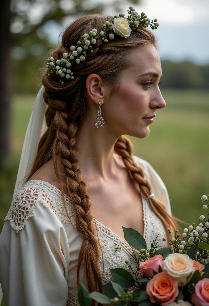 Stunning Viking Wedding Braids Inspiration - TheCharmingBride.com