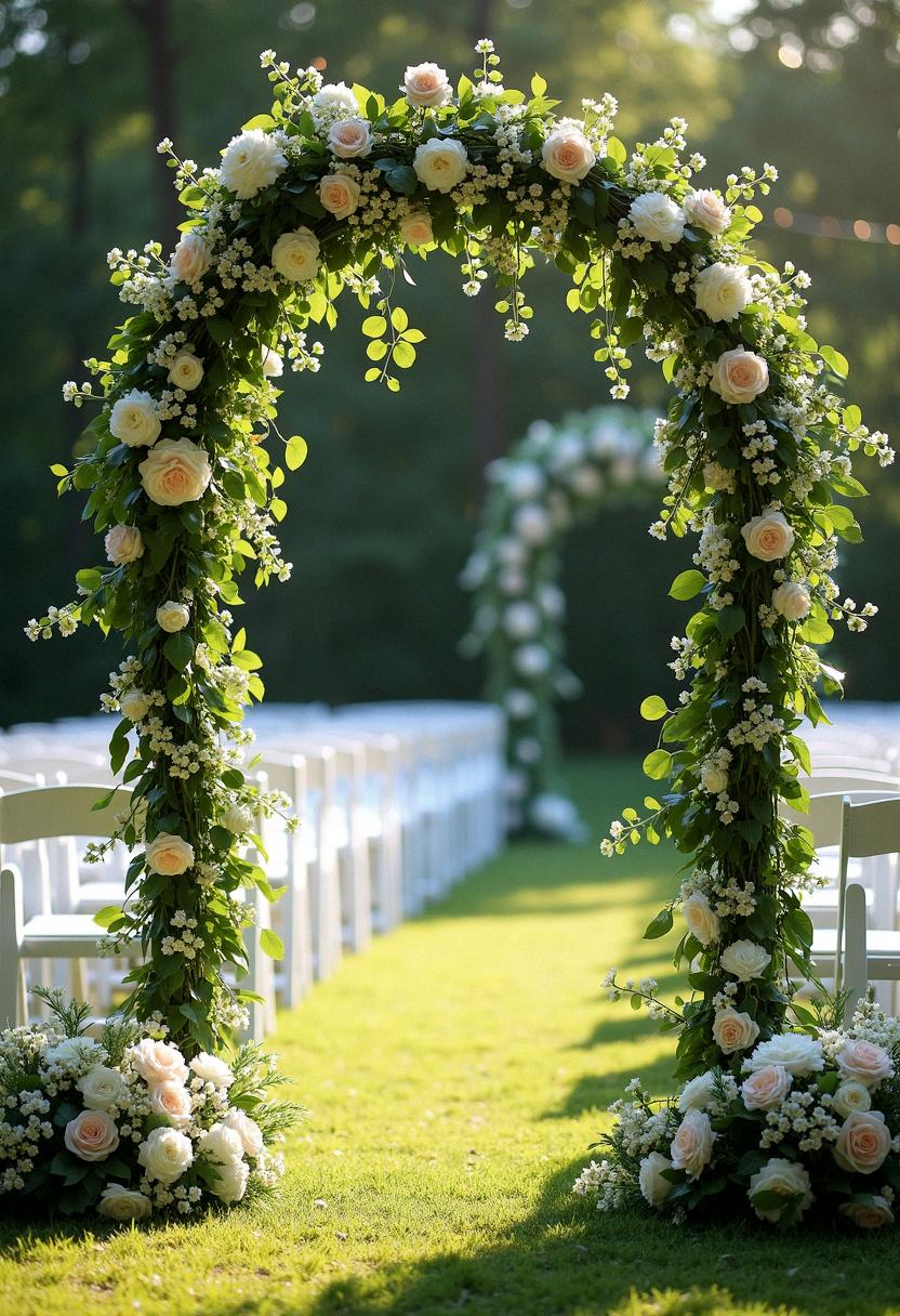 Beautiful Wedding Arch Ideas - TheCharmingBride.com
