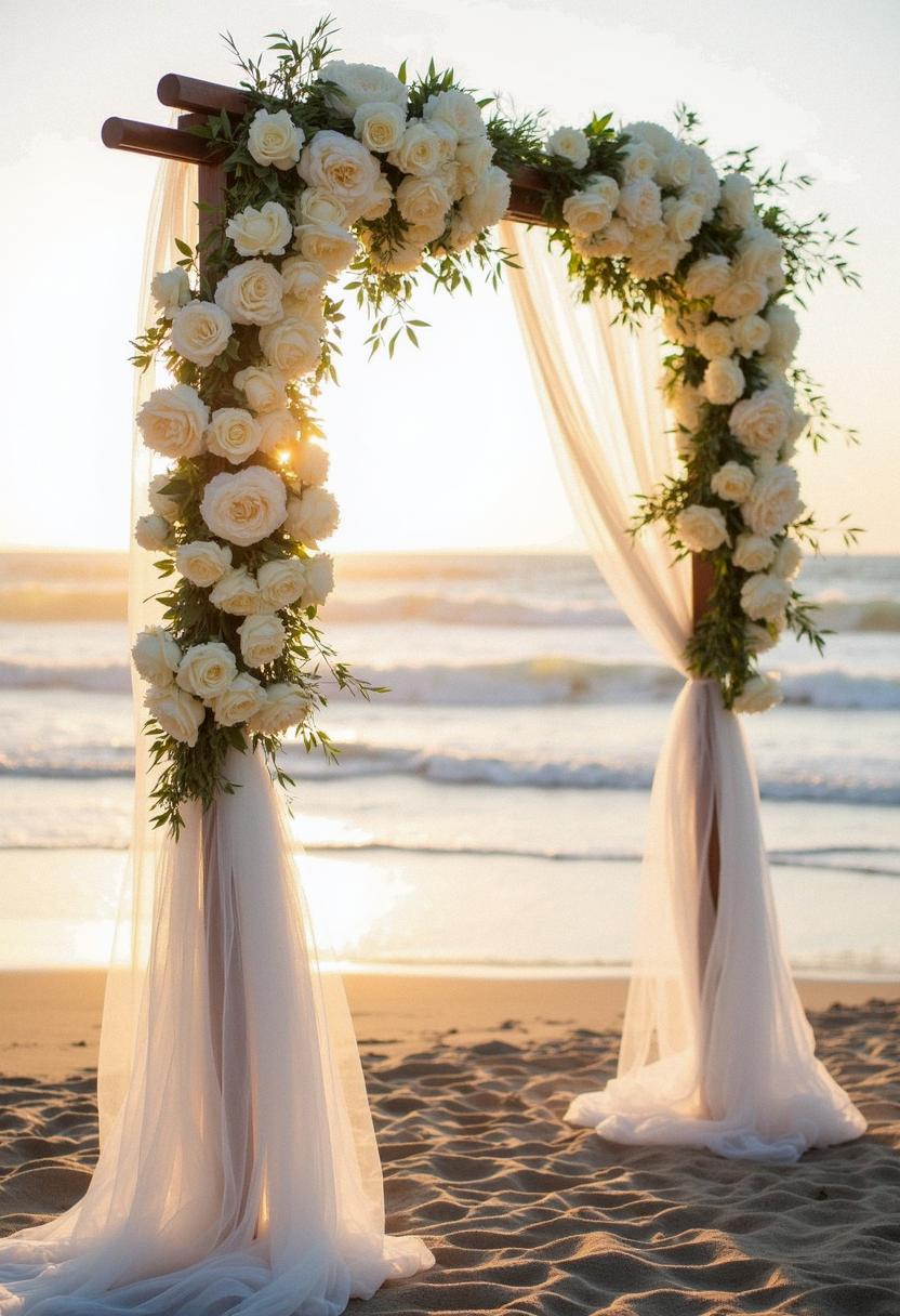 Beautiful Wedding Arch Ideas - TheCharmingBride.com