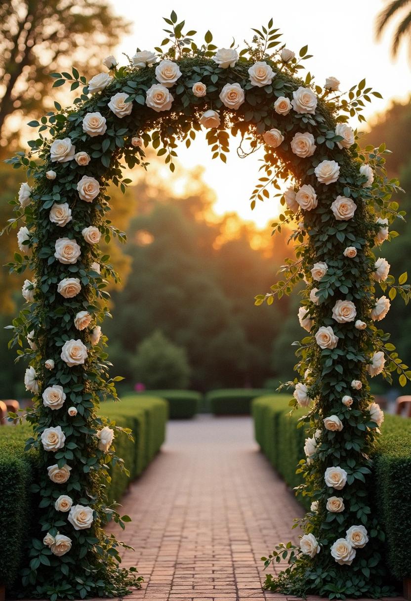 Beautiful Wedding Arch Ideas - TheCharmingBride.com