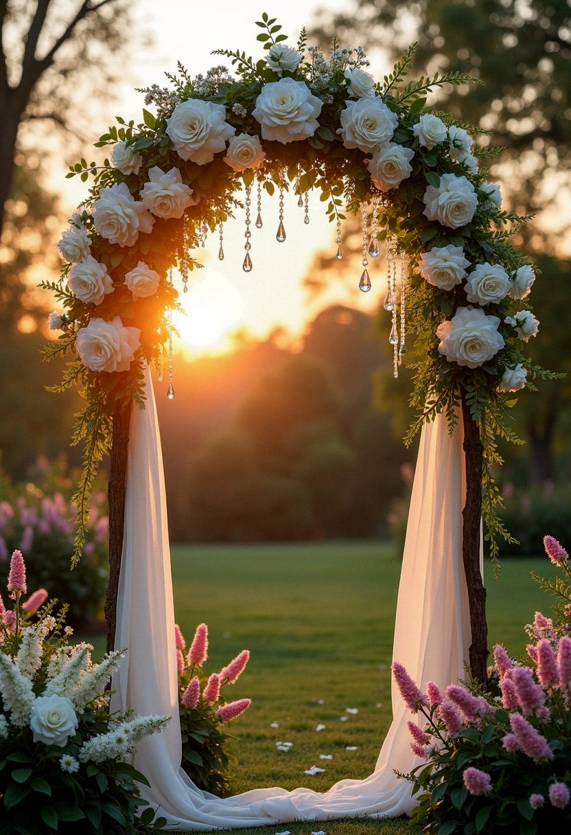 Beautiful Wedding Arch Ideas - TheCharmingBride.com