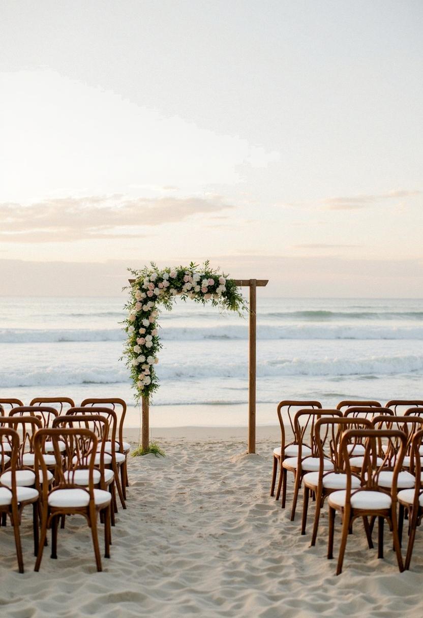 Elegant Wedding Beach Decorations Ideas - TheCharmingBride.com