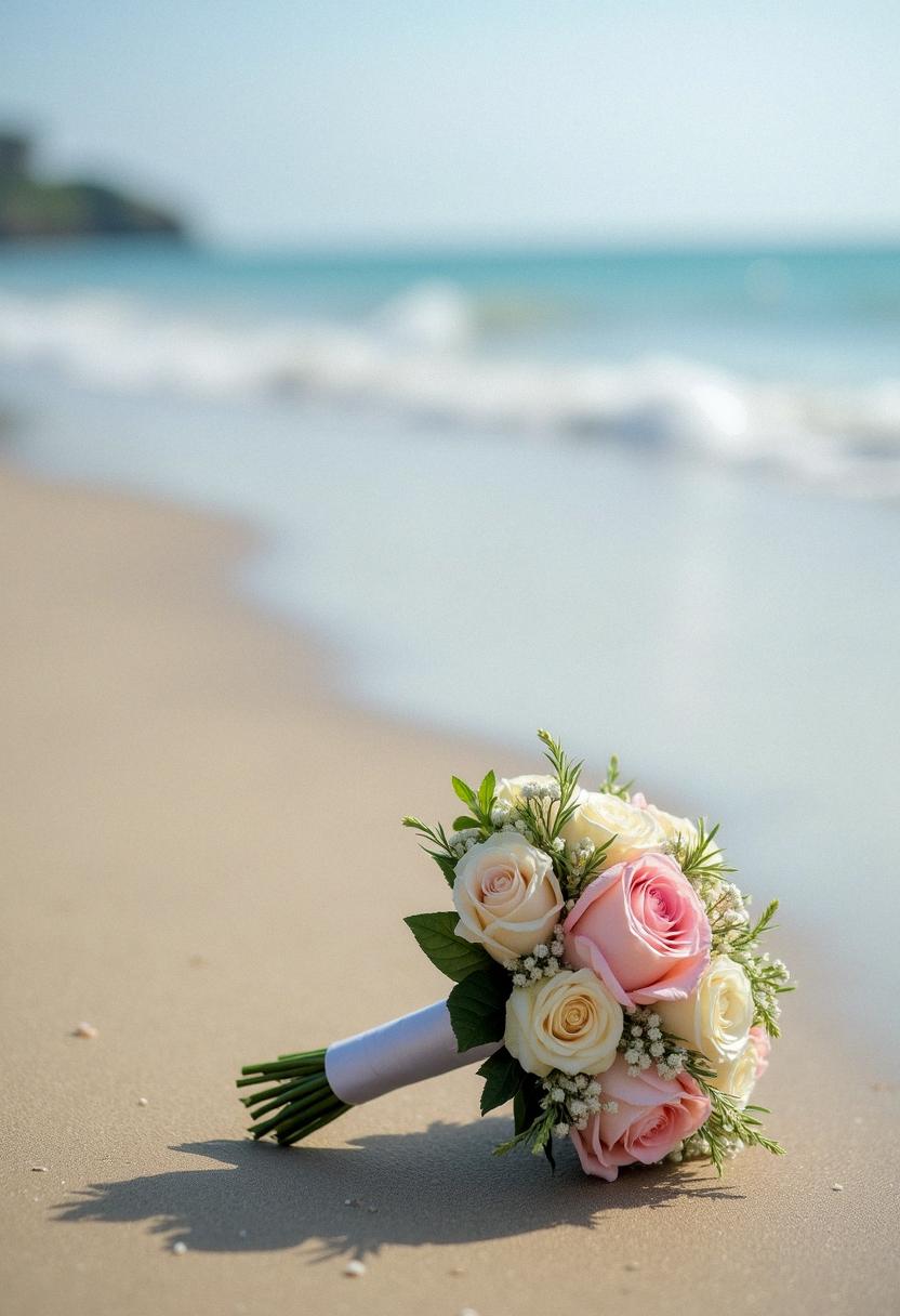 Dreamy Wedding Bouquet Beach Ideas - TheCharmingBride.com