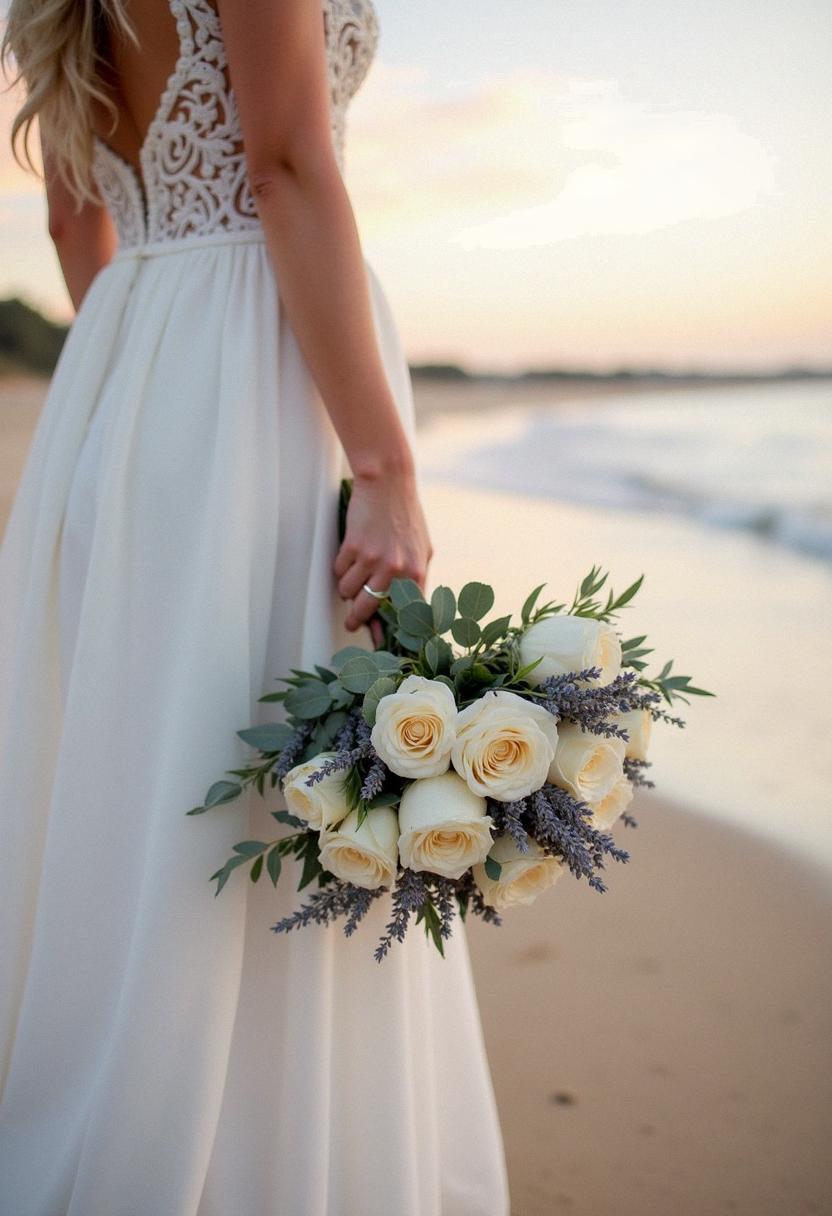 Dreamy Wedding Bouquet Beach Ideas - TheCharmingBride.com