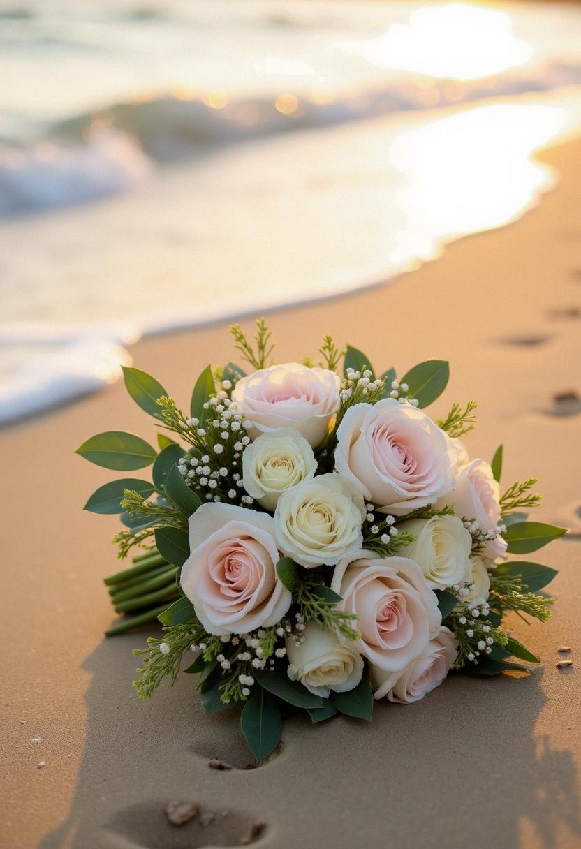 Dreamy Wedding Bouquet Beach Ideas - TheCharmingBride.com