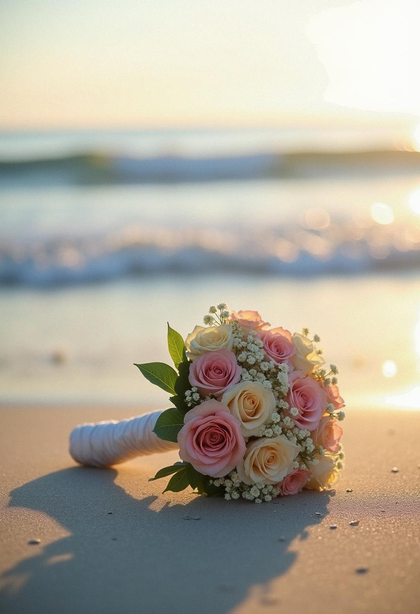 Dreamy Wedding Bouquet Beach Ideas - TheCharmingBride.com