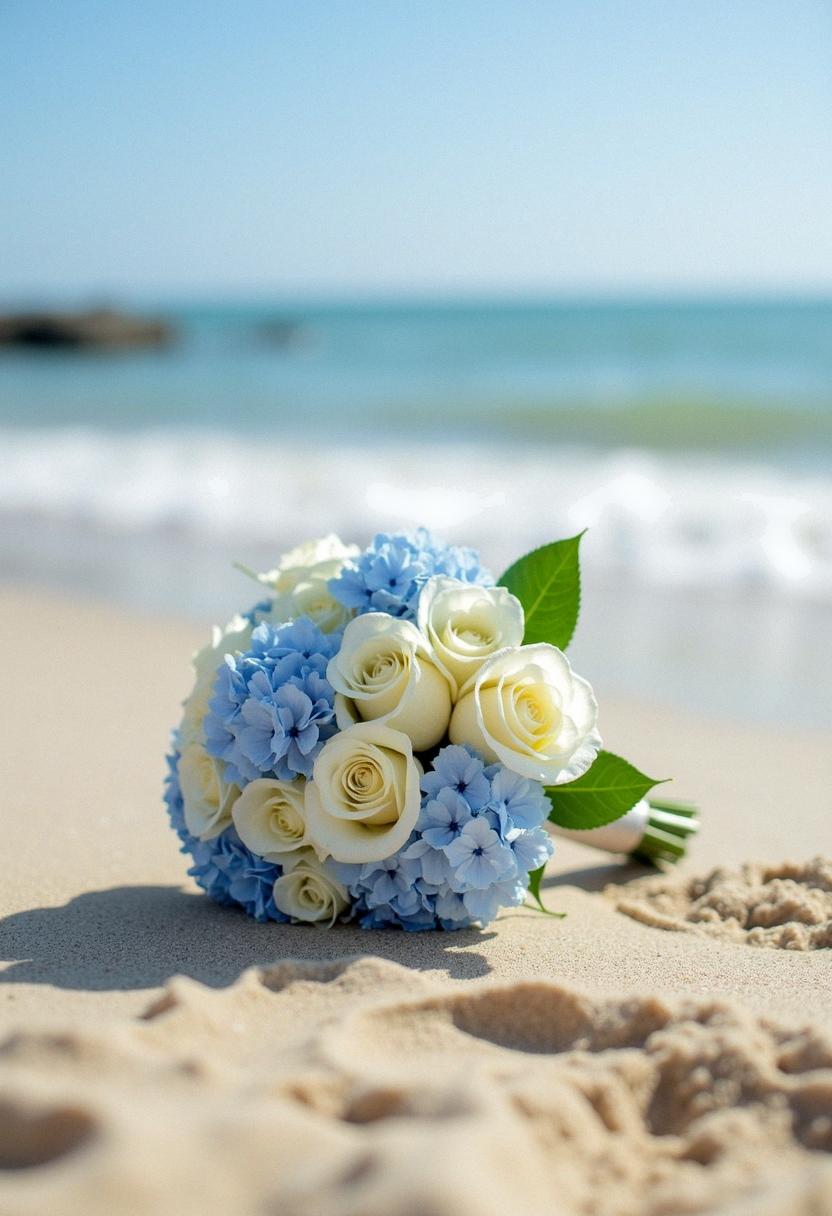 Dreamy Wedding Bouquet Beach Ideas - TheCharmingBride.com
