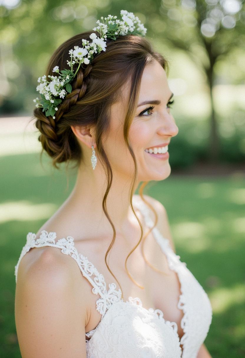Stunning Wedding Braid Crown Ideas - TheCharmingBride.com