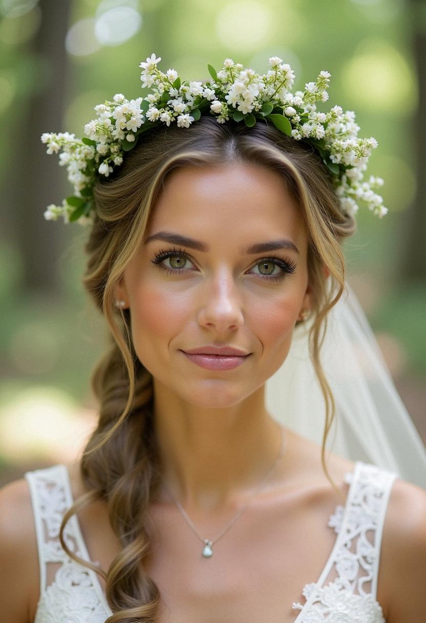 Stunning Wedding Braid Crown Ideas - TheCharmingBride.com