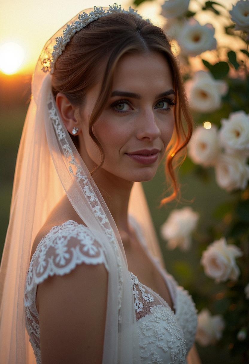 Elegant Wedding Bridal Veils For Brides - TheCharmingBride.com