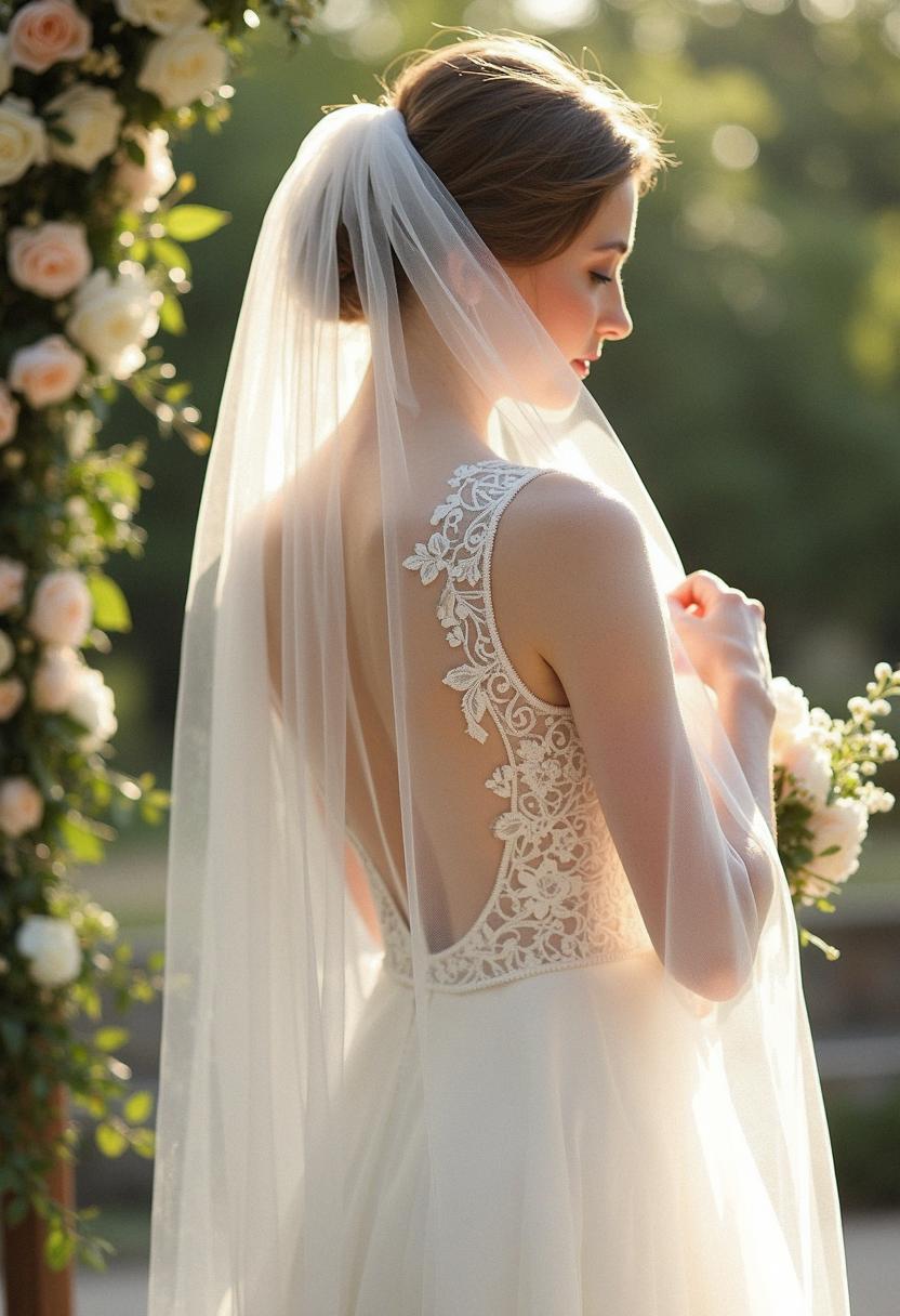 Elegant Wedding Bridal Veils For Brides - TheCharmingBride.com