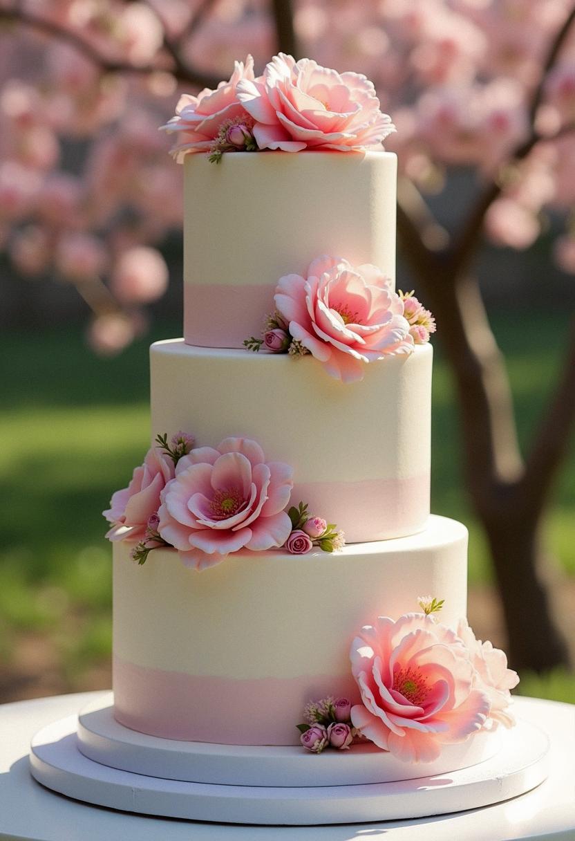 Beautiful Wedding Cake Ideas For Spring - TheCharmingBride.com