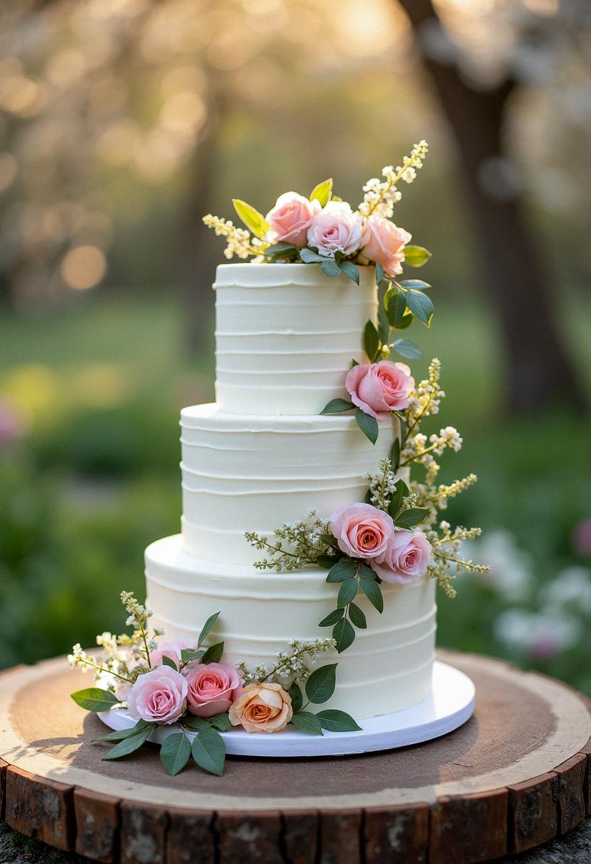 Beautiful Wedding Cake Ideas For Spring - TheCharmingBride.com