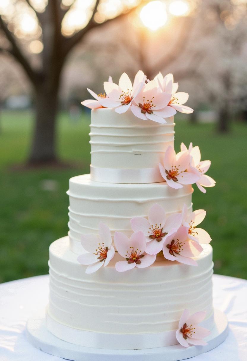 Beautiful Wedding Cake Ideas For Spring - TheCharmingBride.com