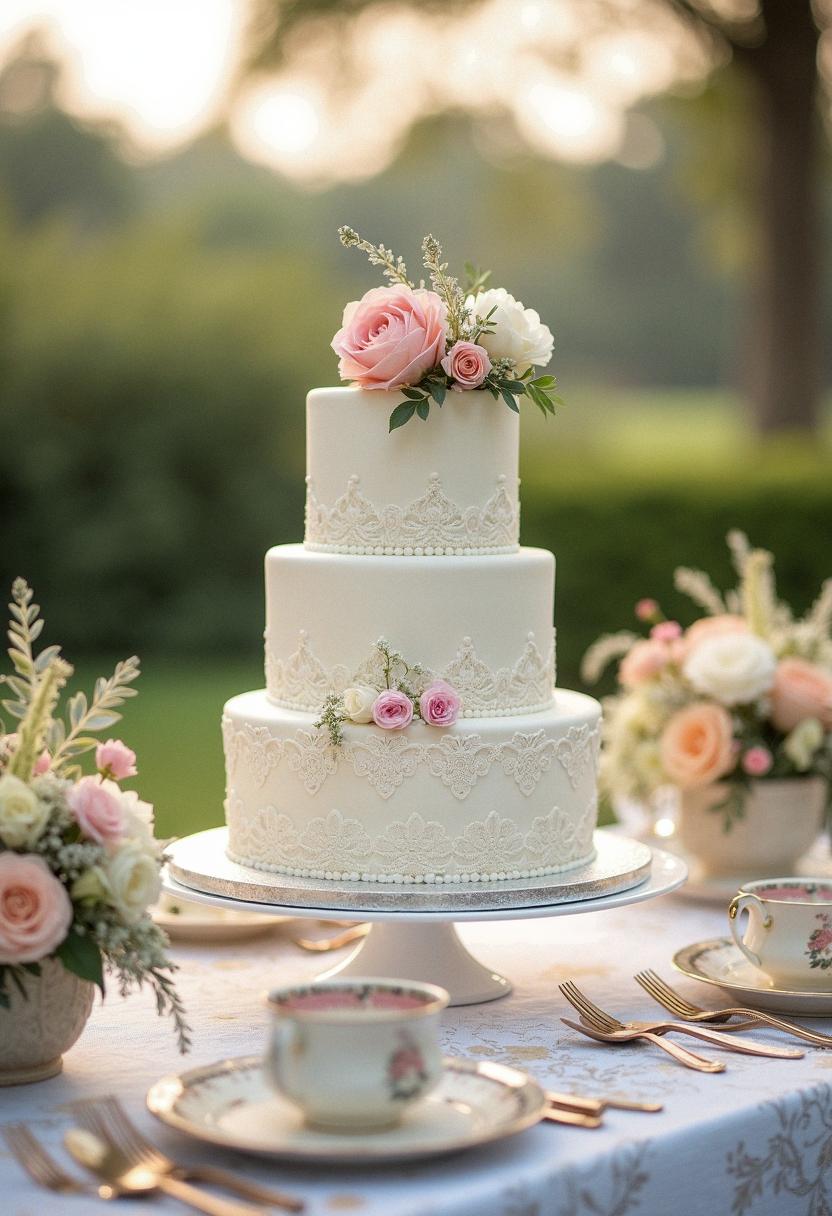Vintage Wedding Cake Ideas And Inspiration - TheCharmingBride.com