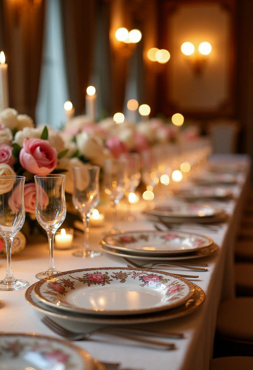 Elegant Wedding Dinner Plates Collection - TheCharmingBride.com