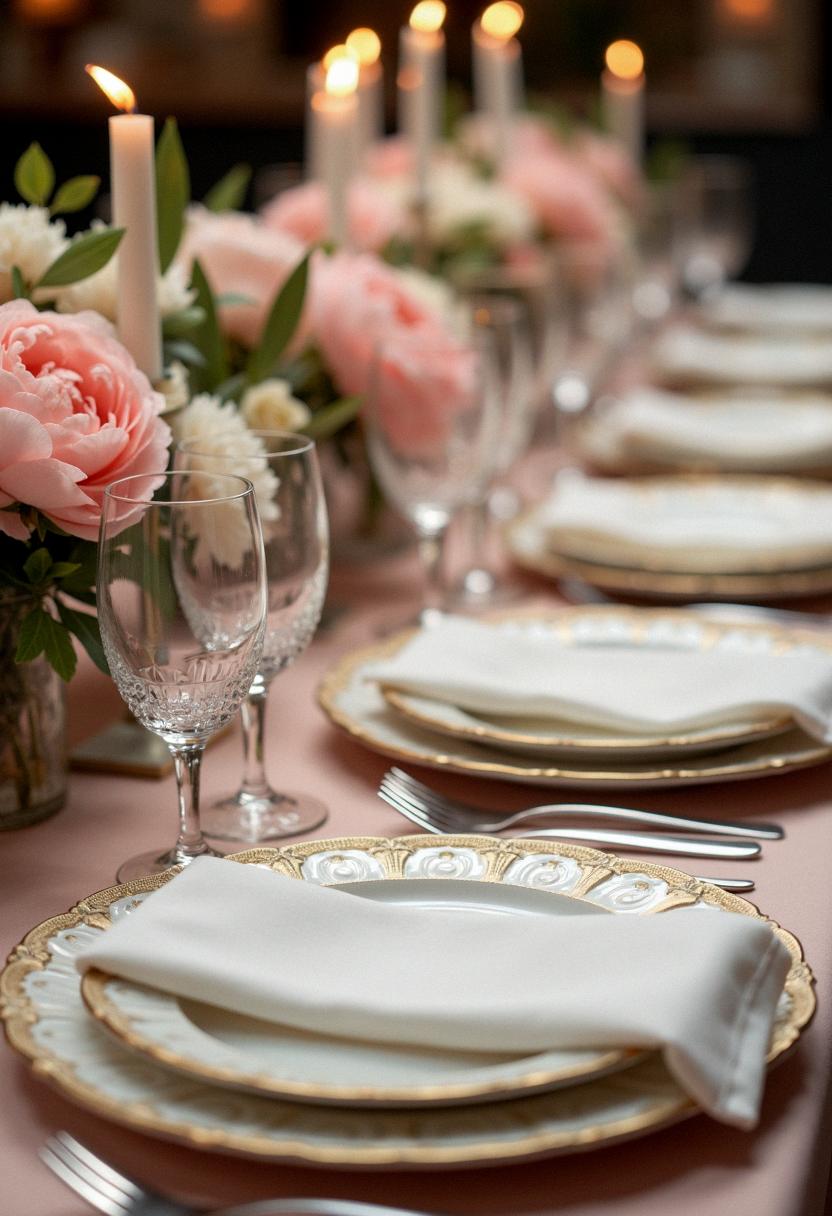 Elegant Wedding Dinner Plates Collection - TheCharmingBride.com