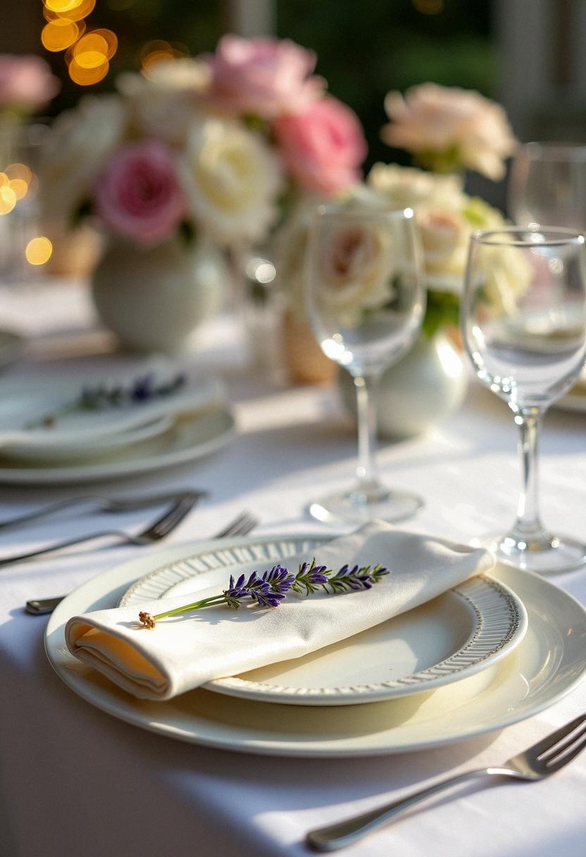 Elegant Wedding Dinner Plates Collection - TheCharmingBride.com