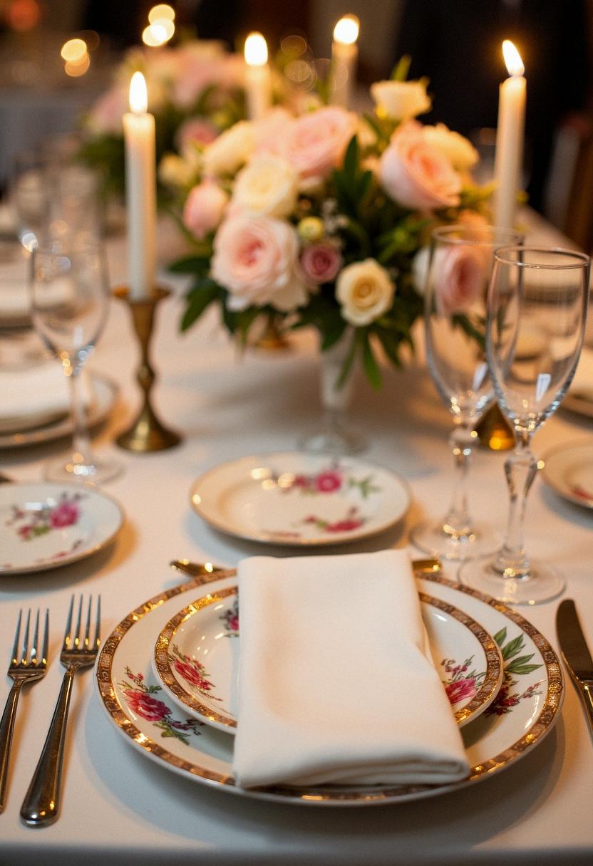 Elegant Wedding Dinner Plates Collection - TheCharmingBride.com