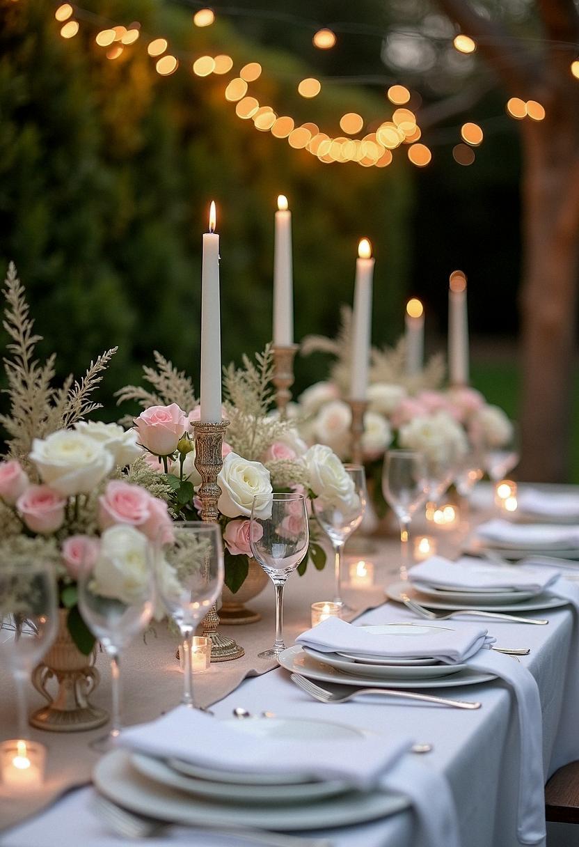 Perfect Wedding Dinner Table Setting Ideas - TheCharmingBride.com