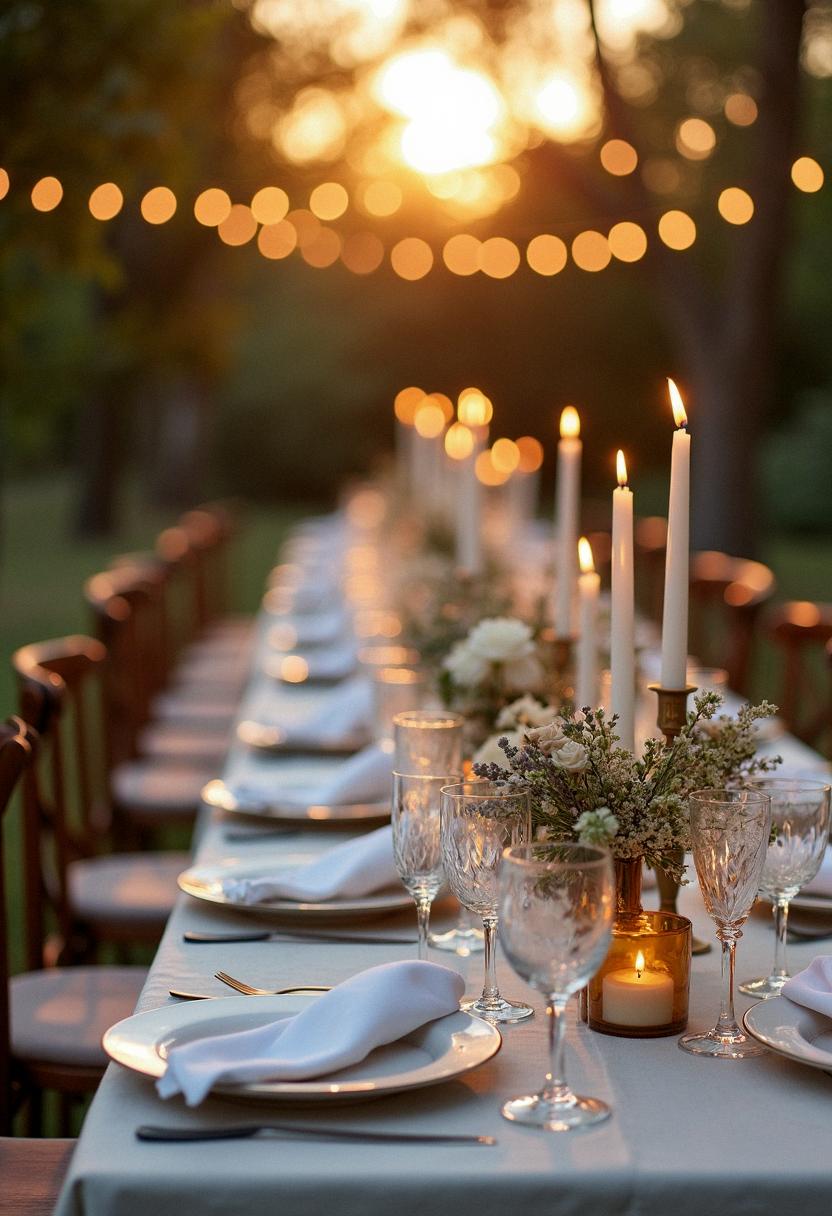 Perfect Wedding Dinner Table Setting Ideas - TheCharmingBride.com