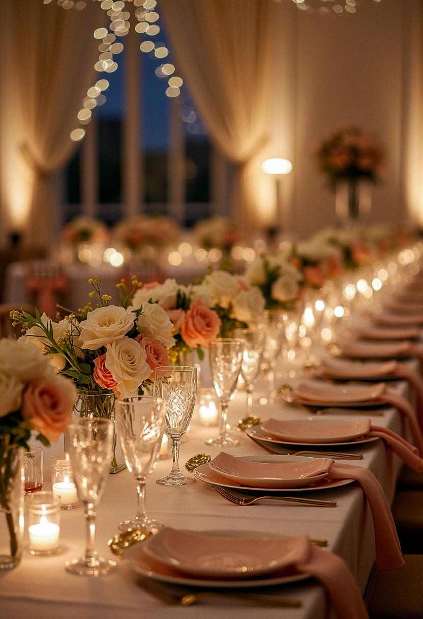 Perfect Wedding Dinner Table Setting Ideas - TheCharmingBride.com
