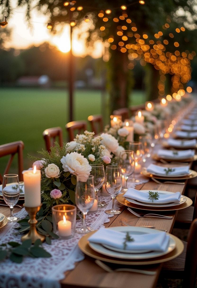Perfect Wedding Dinner Table Setting Ideas - TheCharmingBride.com