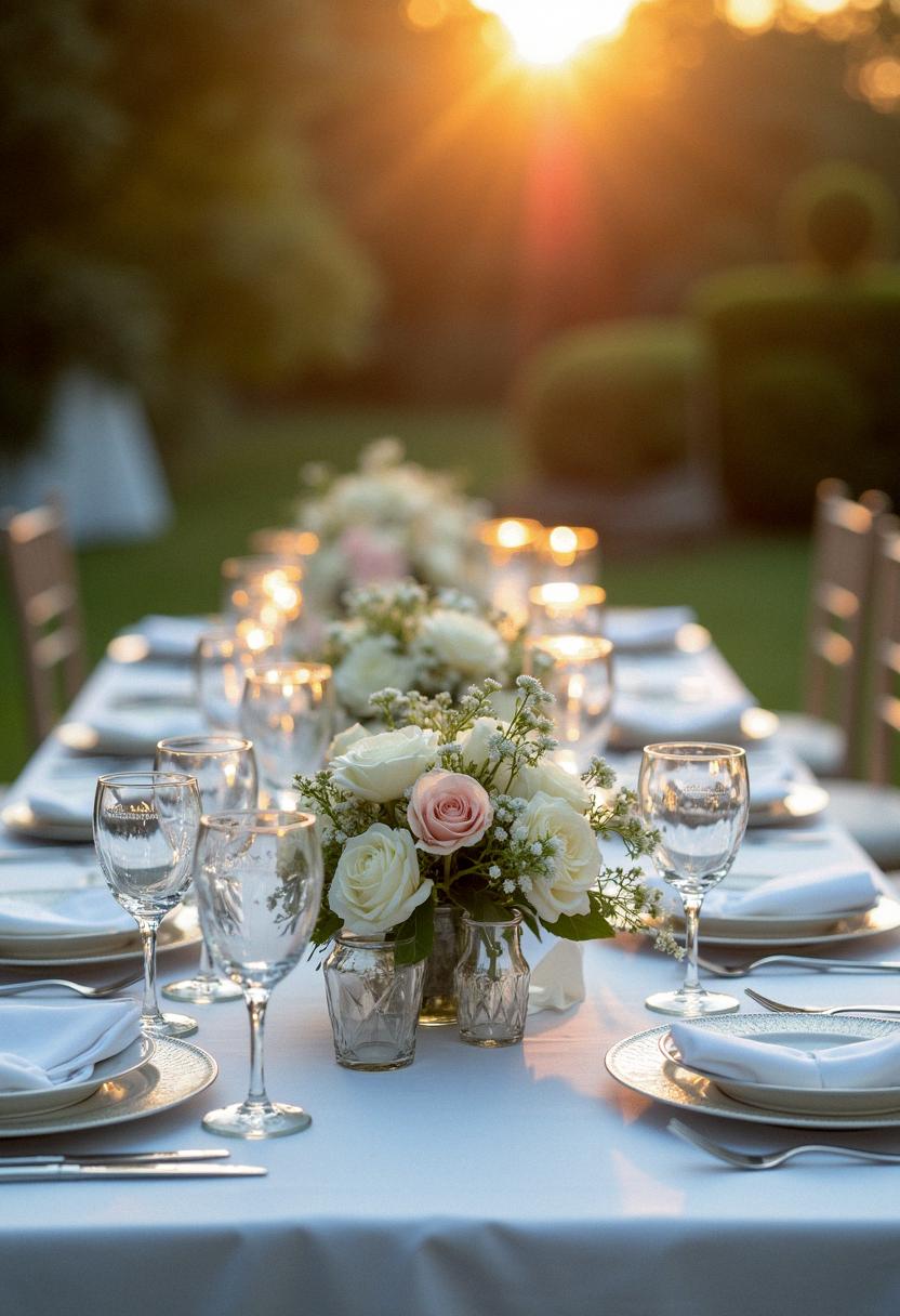 Perfect Wedding Dinner Table Setting Ideas - TheCharmingBride.com