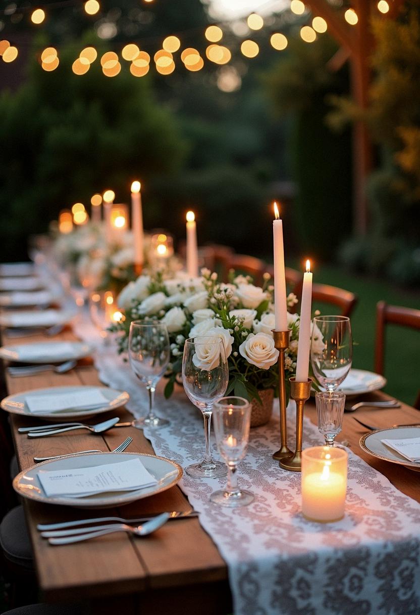 Perfect Wedding Dinner Table Setting Ideas - TheCharmingBride.com