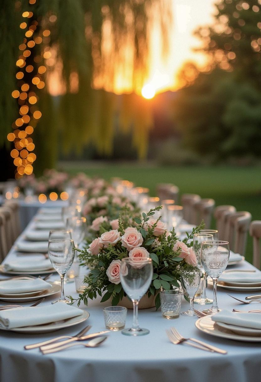 Perfect Wedding Dinner Table Setting Ideas - TheCharmingBride.com