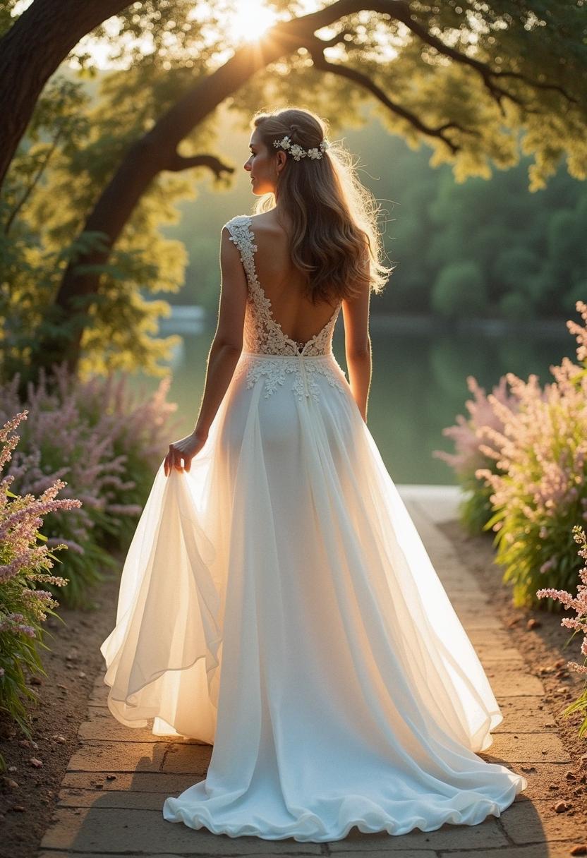 Discover Dreamy A-Line Romantic Wedding Dress - TheCharmingBride.com