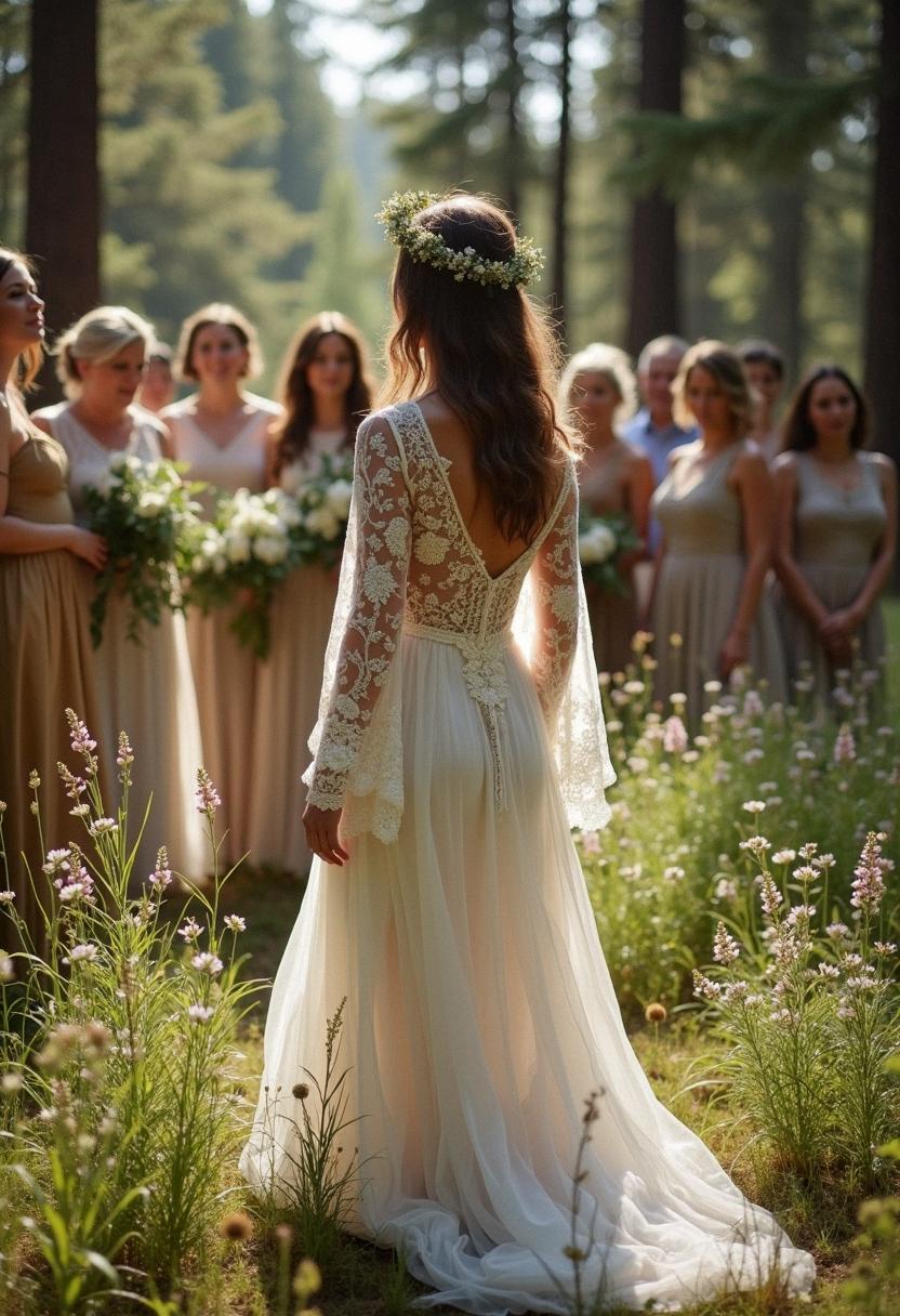 Boho Hippie Wedding Dress Trends - TheCharmingBride.com