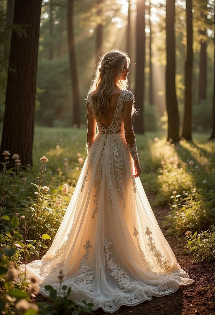 Boho Hippie Wedding Dress Trends - TheCharmingBride.com