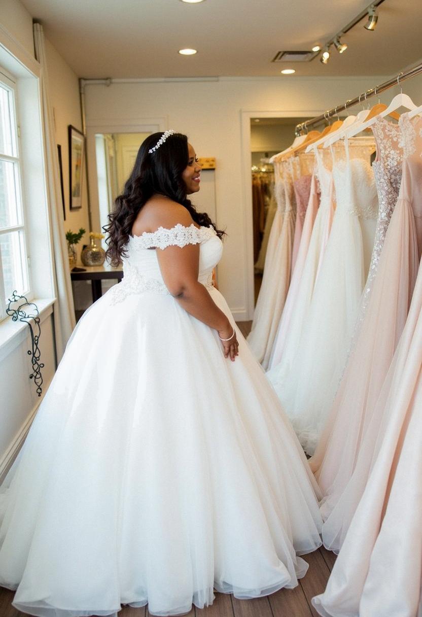 Perfect Wedding Dress For Curvy Bride - TheCharmingBride.com