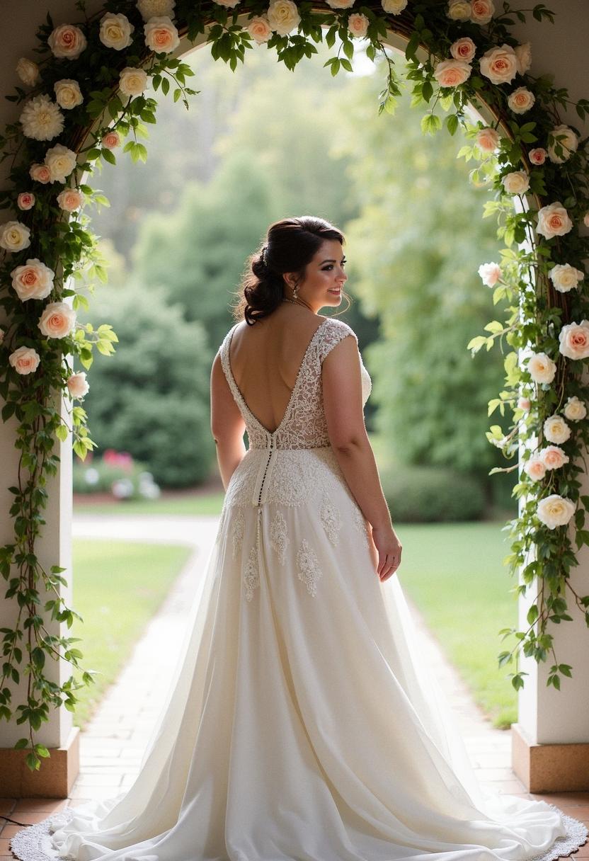 Perfect Wedding Dress For Curvy Bride - TheCharmingBride.com