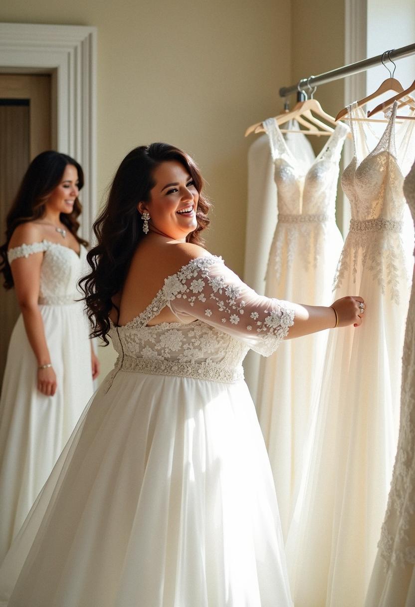 Perfect Wedding Dress For Curvy Bride - TheCharmingBride.com