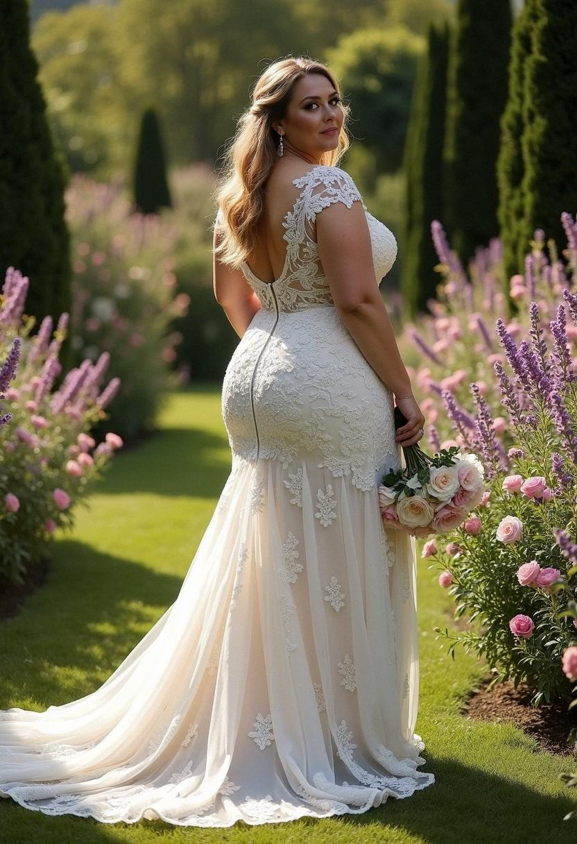 Perfect Wedding Dress For Curvy Bride - TheCharmingBride.com