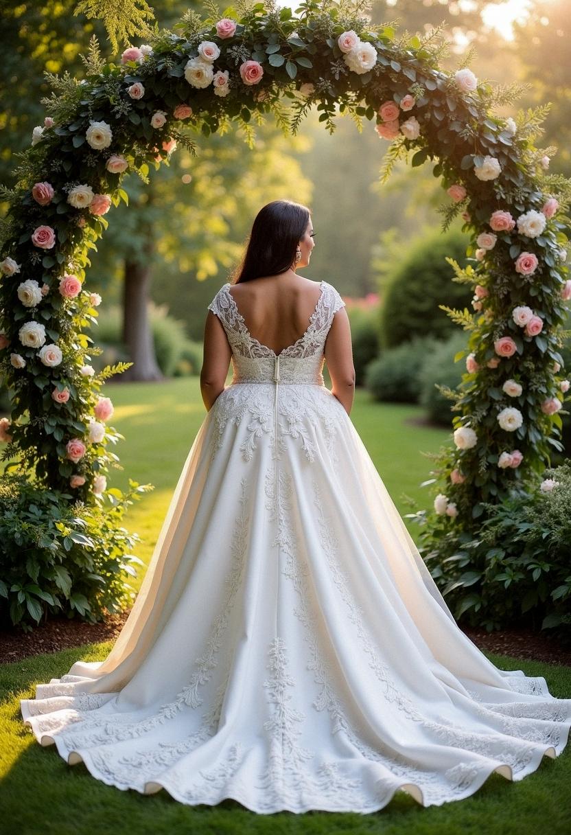 Perfect Wedding Dress For Curvy Bride - TheCharmingBride.com