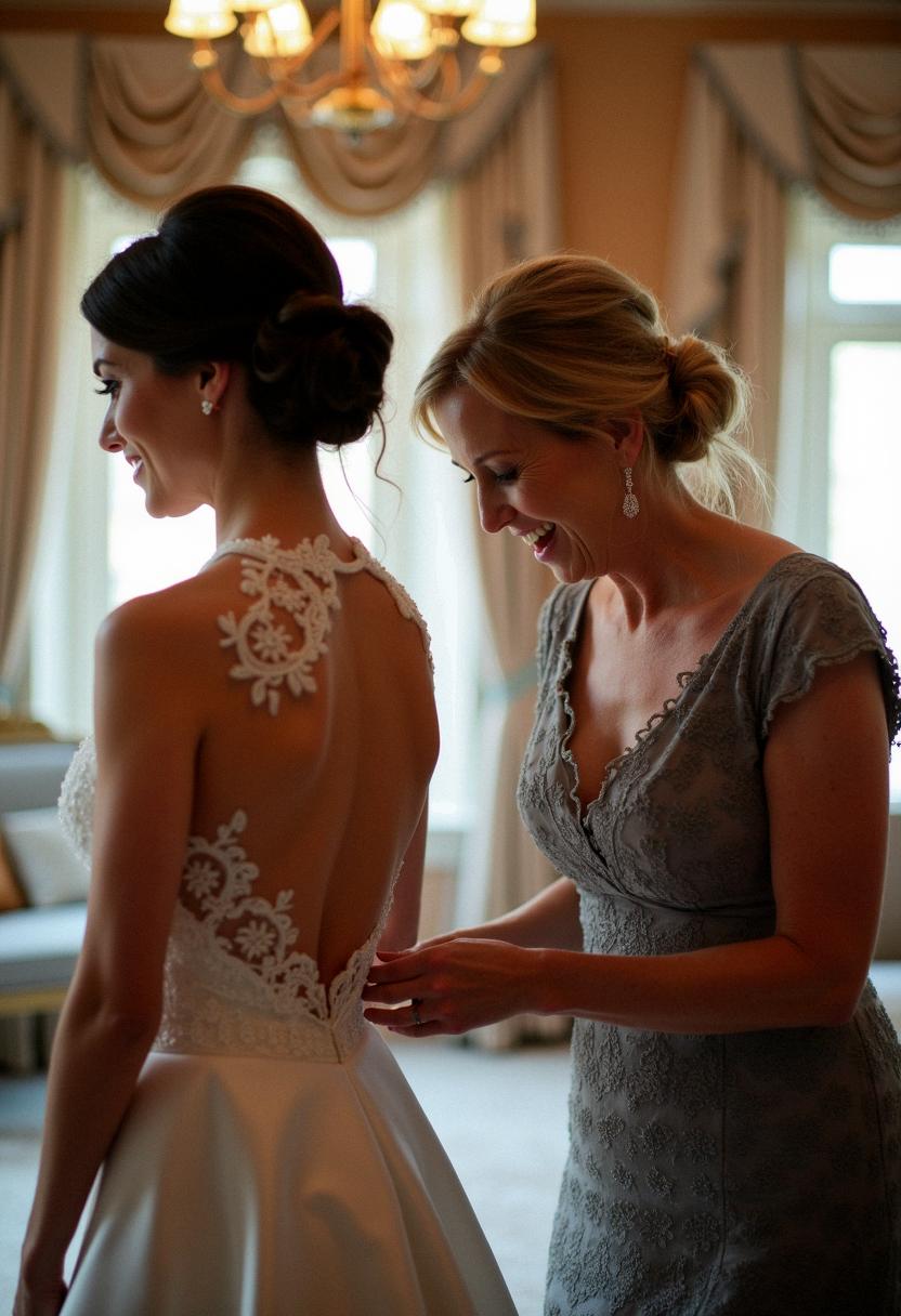 Elegant Wedding Dress For Mom Of The Bride - TheCharmingBride.com