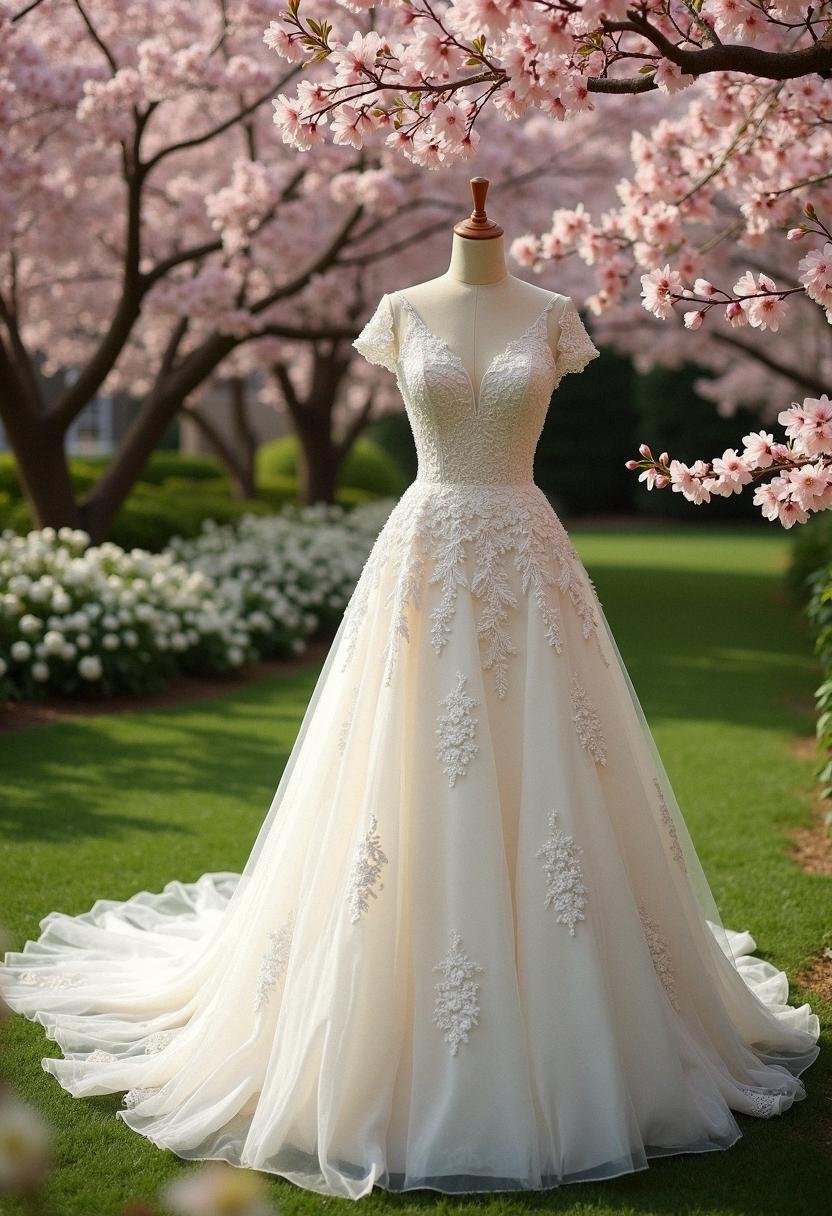 Stunning Wedding Dress For Spring Trends - TheCharmingBride.com