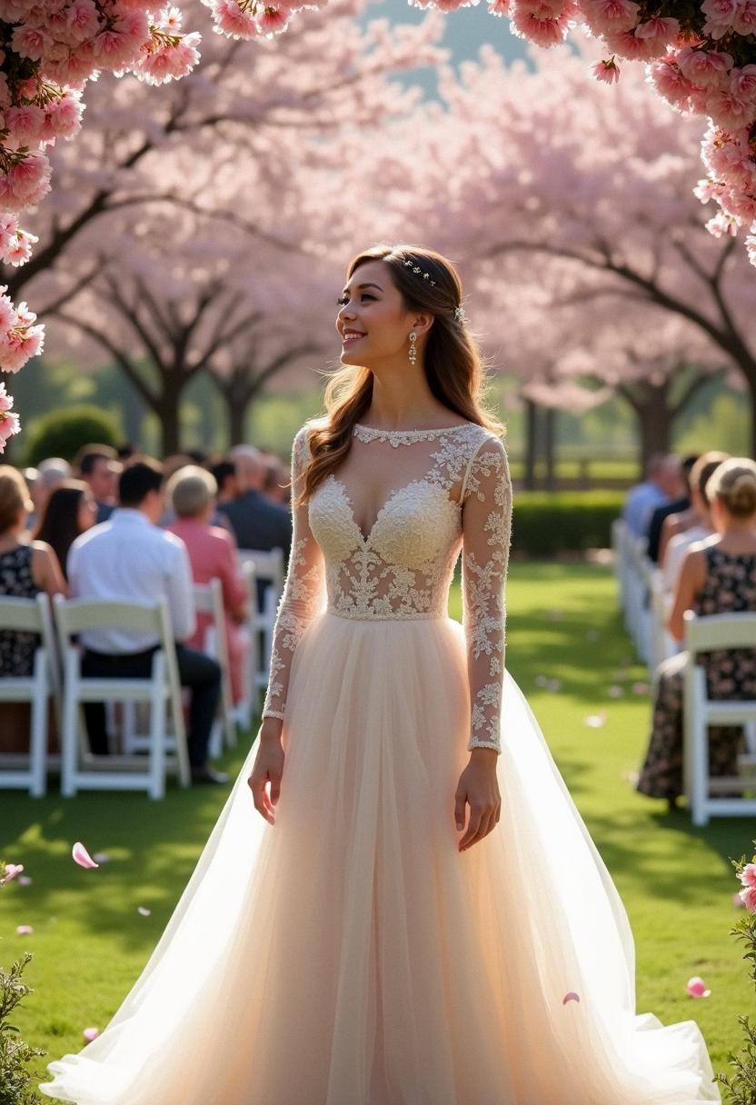 Stunning Wedding Dress For Spring Trends - TheCharmingBride.com