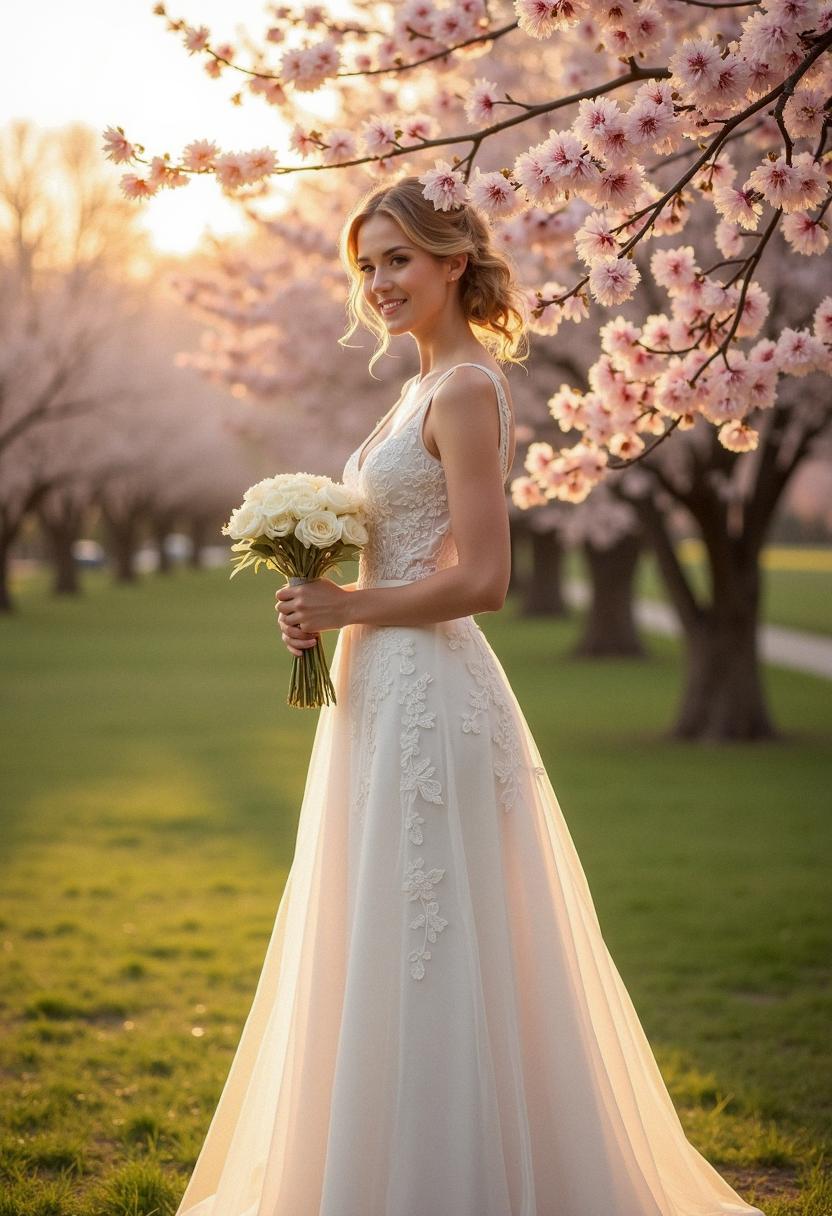 Stunning Wedding Dress For Spring Trends - TheCharmingBride.com