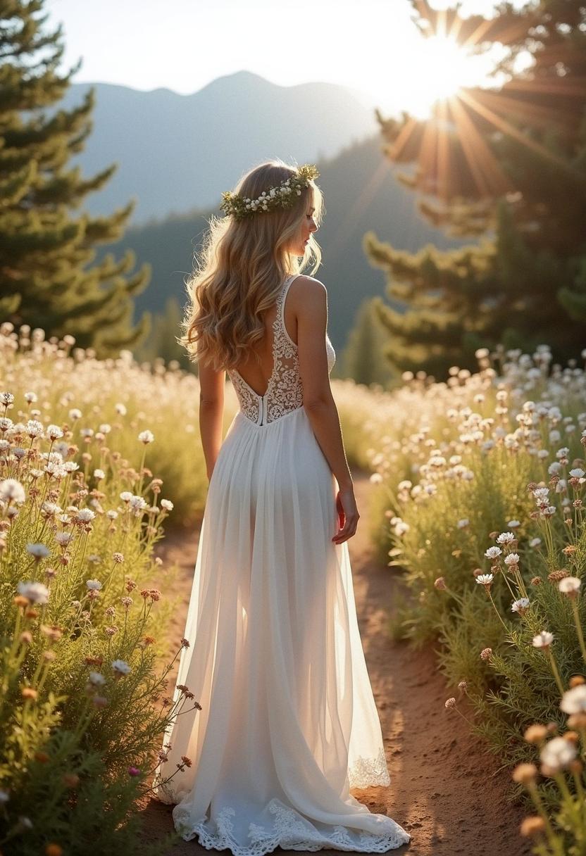 Boho Vibes: Wedding Dress Hippie Guide - TheCharmingBride.com