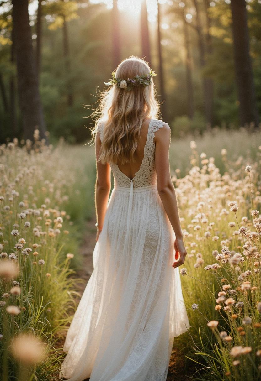 Boho Vibes: Wedding Dress Hippie Guide - TheCharmingBride.com