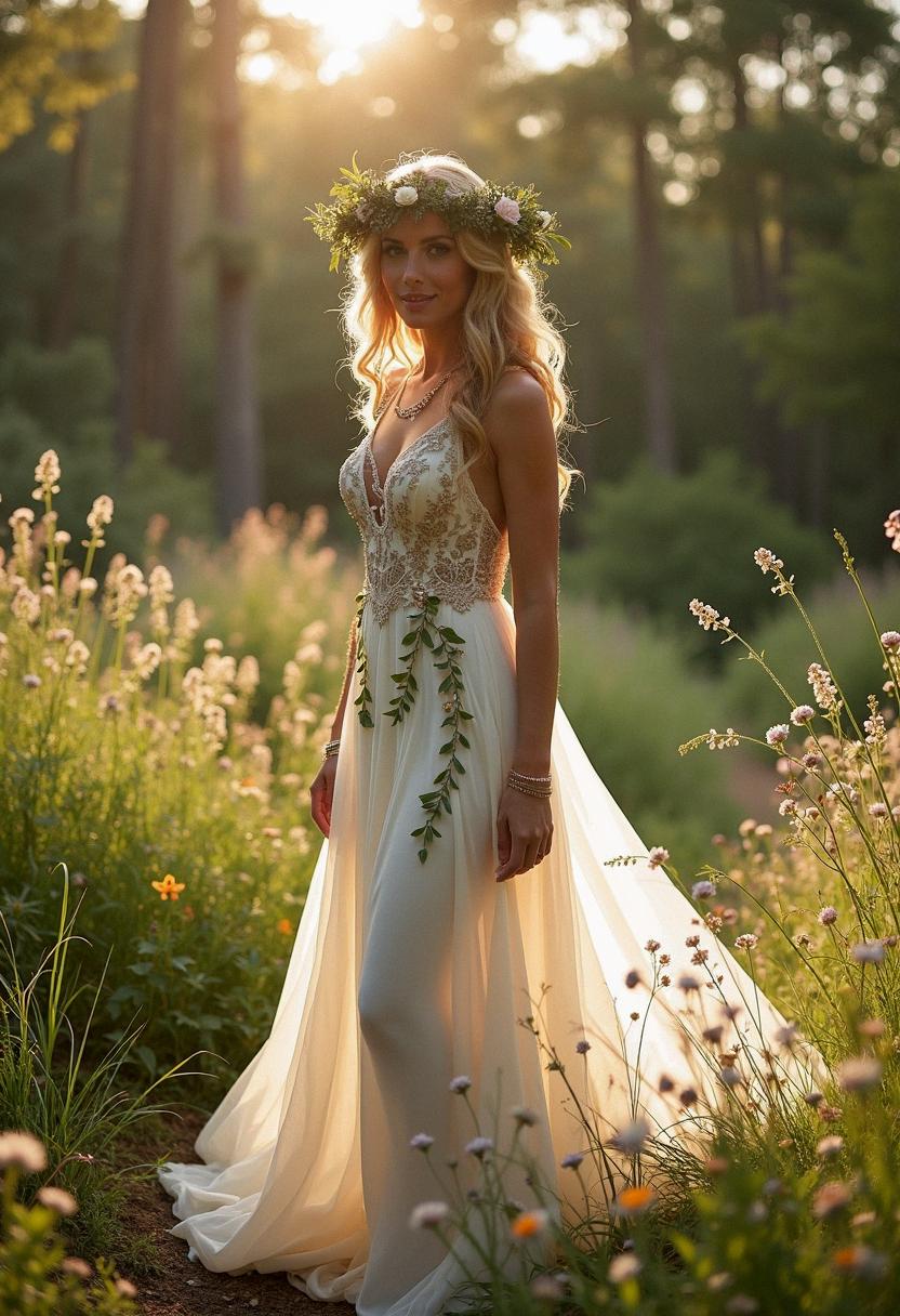 Boho Vibes: Wedding Dress Hippie Guide - TheCharmingBride.com