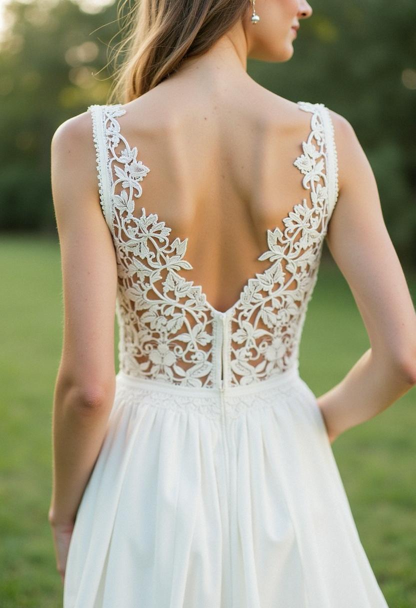 Simple Elegance: Wedding Dress Lace Styles - TheCharmingBride.com