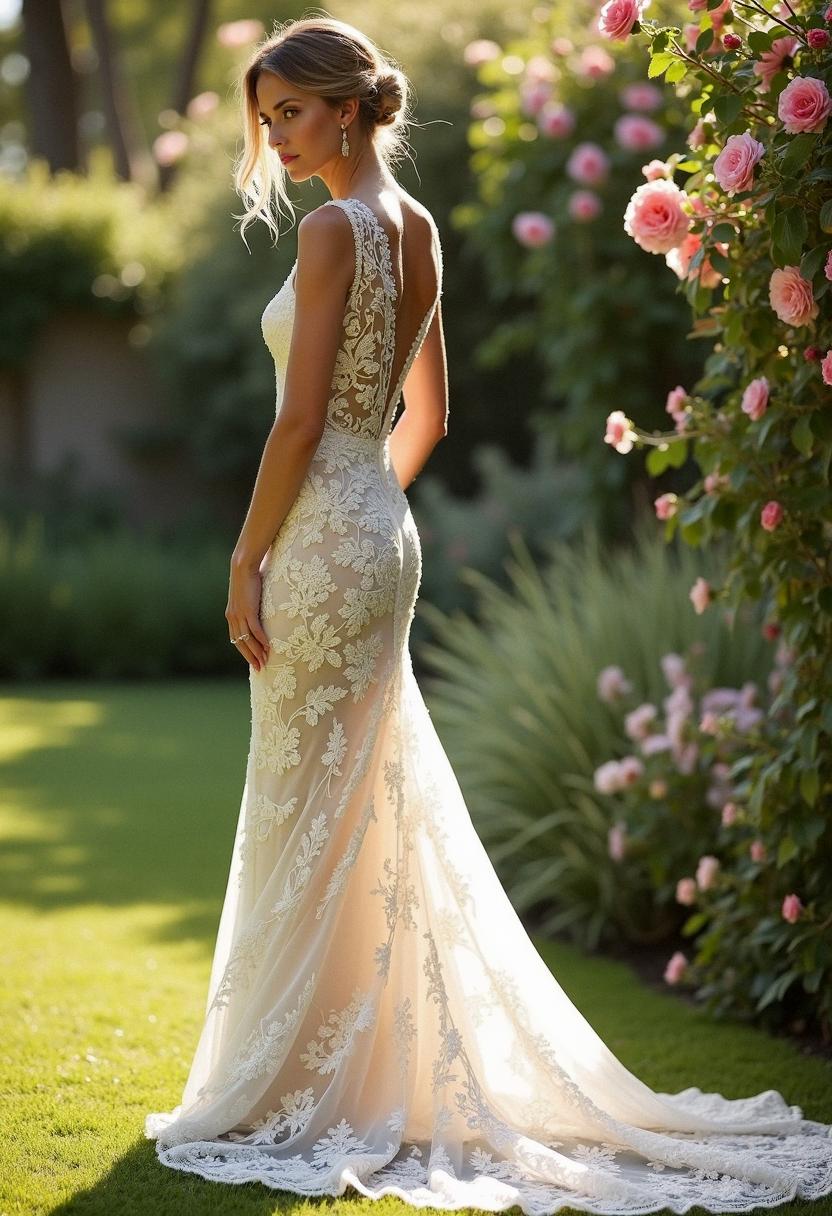 Simple Elegance: Wedding Dress Lace Styles - TheCharmingBride.com