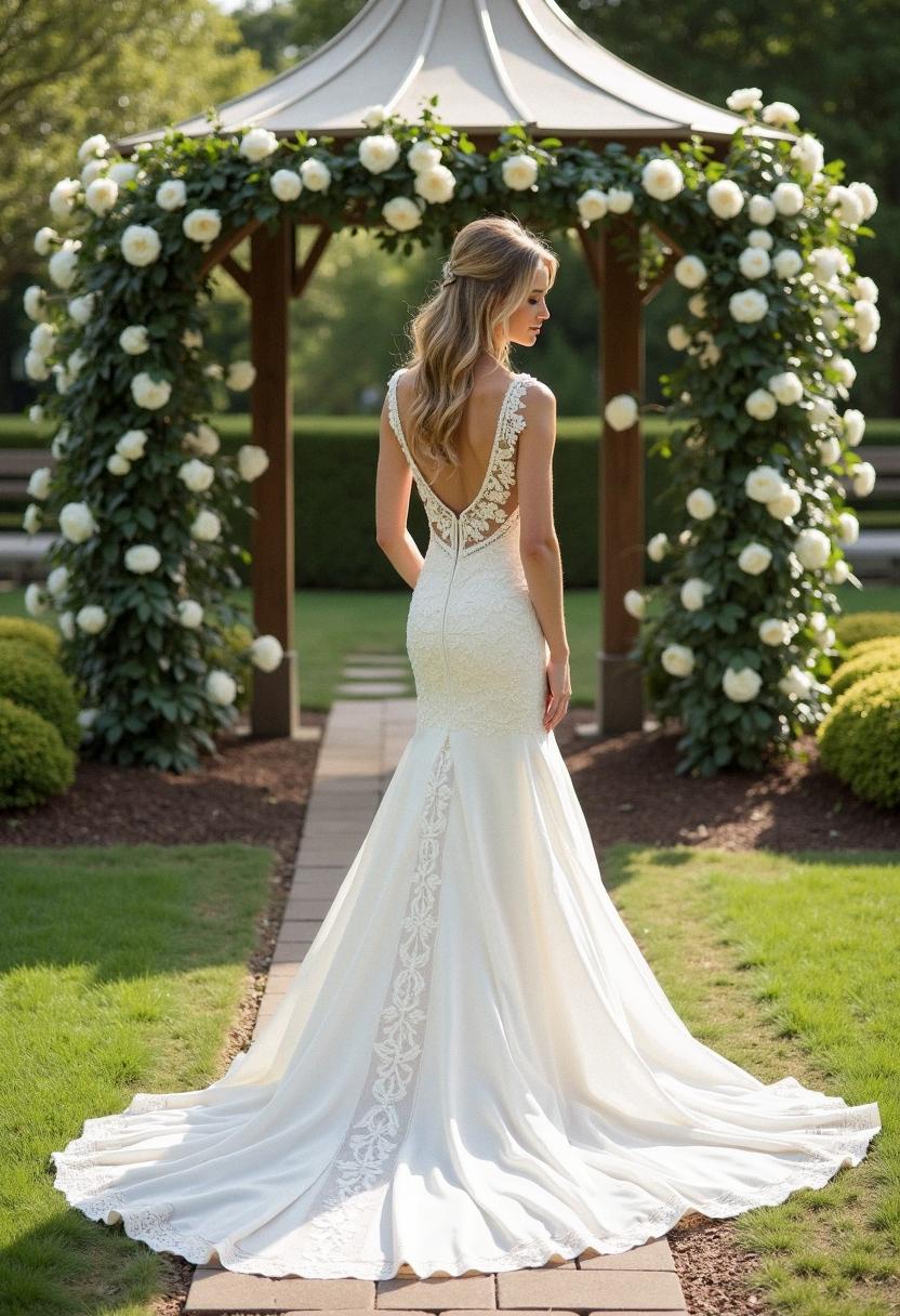 Simple Elegance: Wedding Dress Lace Styles - TheCharmingBride.com
